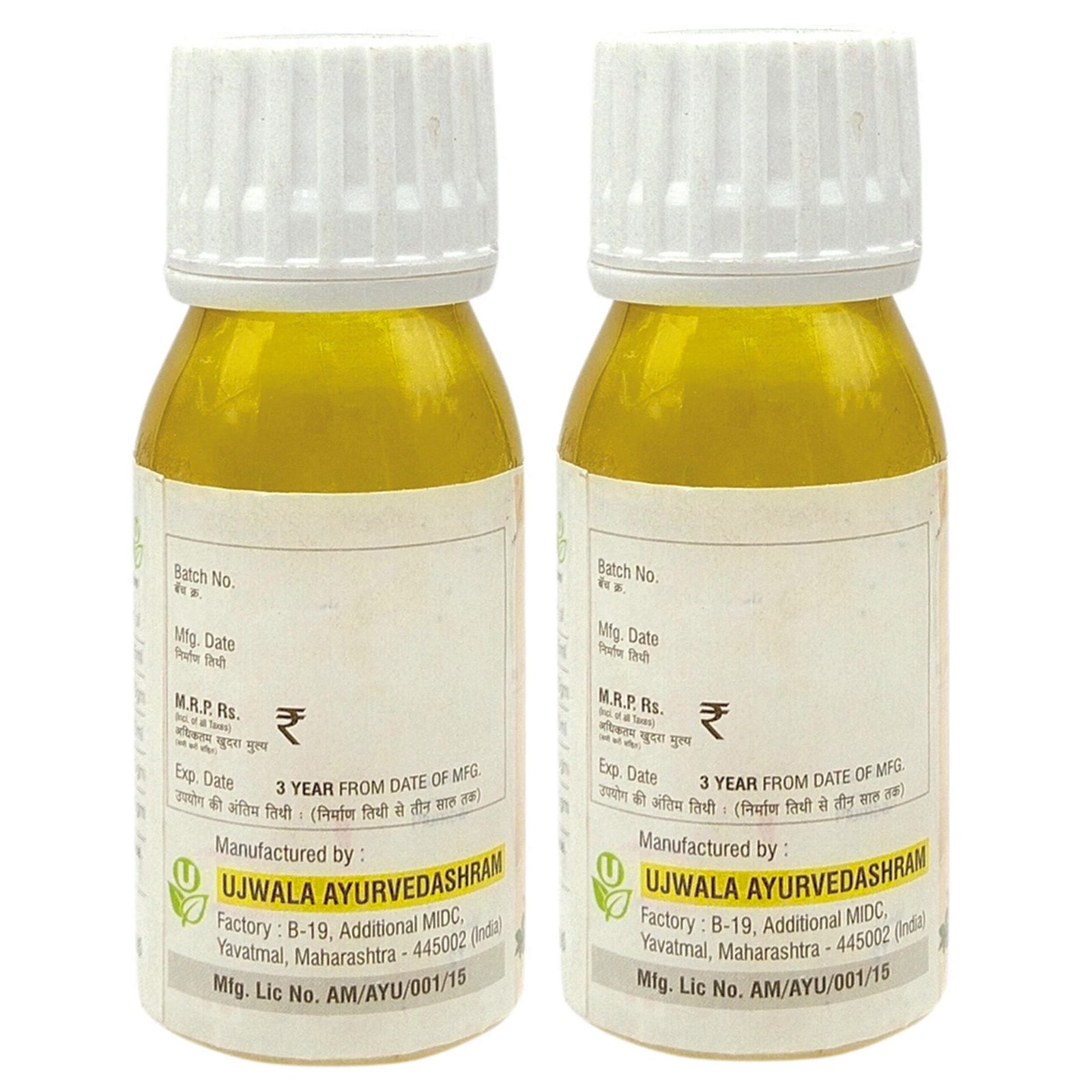 Lecor Oil Pack of 2 - Ujwala Ayurvedashram
