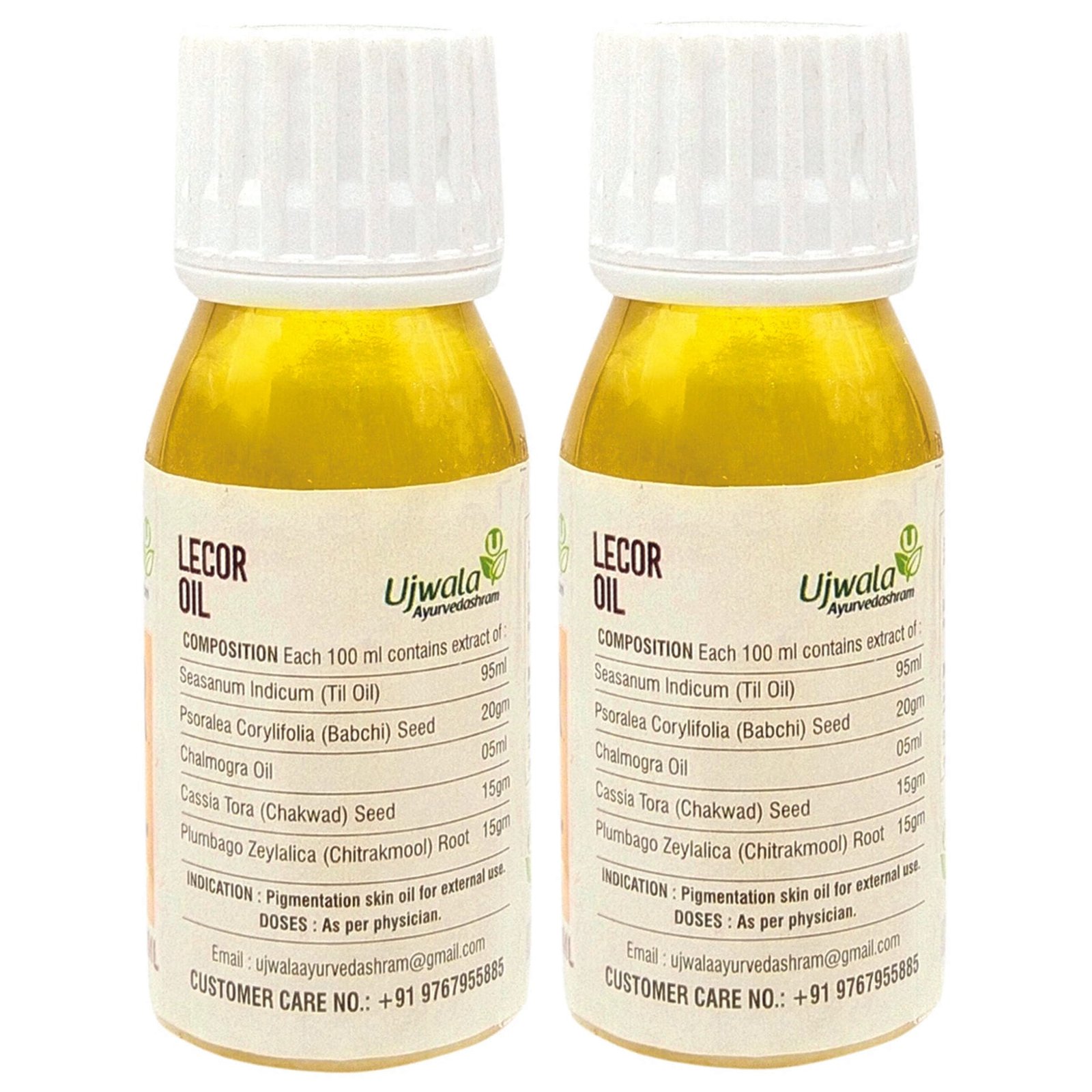 Lecor Oil Pack of 2 - Ujwala Ayurvedashram