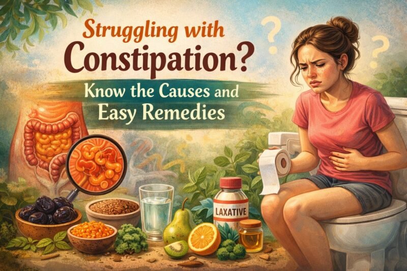 Struggling With Constipation? Causes and Easy Remedies